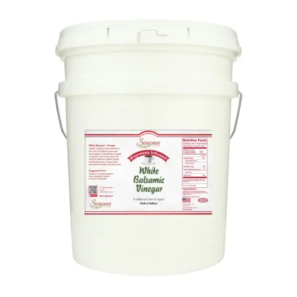 Espresso White Balsamic Vinegar – 5 Gallon Bulk Gourmet